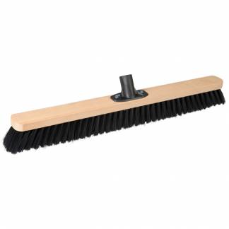 Fejekost fremstillet i træ 60 cm medium børstehår sort