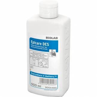 Ecolab Epicare Des Hånddesinfektion 500ml uden farve og parfume