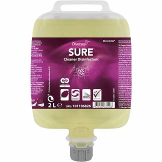 Diversey SURE Cleaner Disinfectant desinfektions- og rengøringsmiddel 2 ...