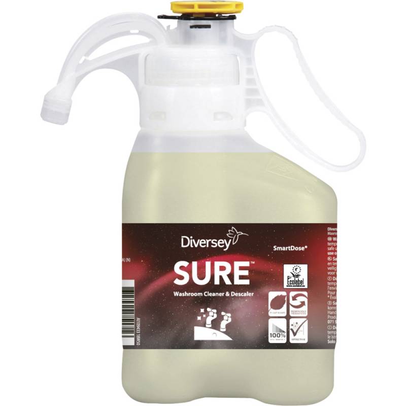 Diversey SURE Washroom Cleaner & Descaler sanitetsrengøring 1,4 liter