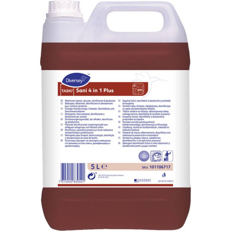 Diversey TASKI Sani 4 in 1 Plus sanitetsrengøring 5 liter