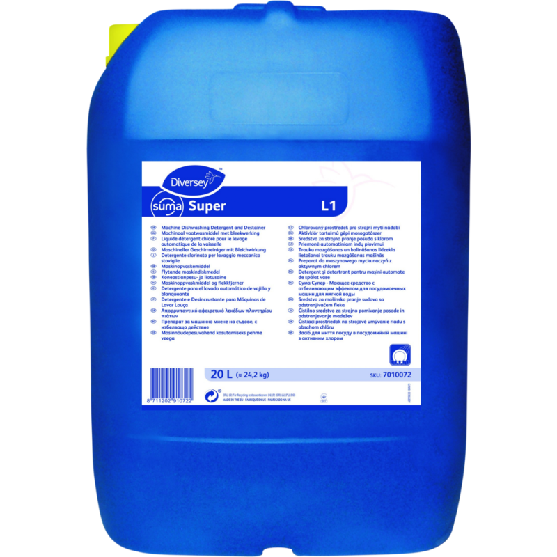 Diversey Suma Super L1 maskinopvask 20 liter med klor