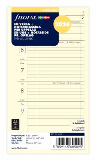 Køb Filofax 2026 kalender refill Personal uge pr. side 26-3879