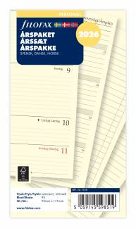 Køb Filofax 2026 kalender refill Personal årspakke 26-7528