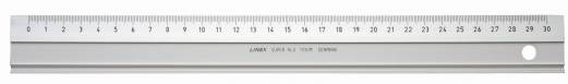 Køb Linex 1950M Aluminiumslineal med gummistribe på bagsiden 500mm